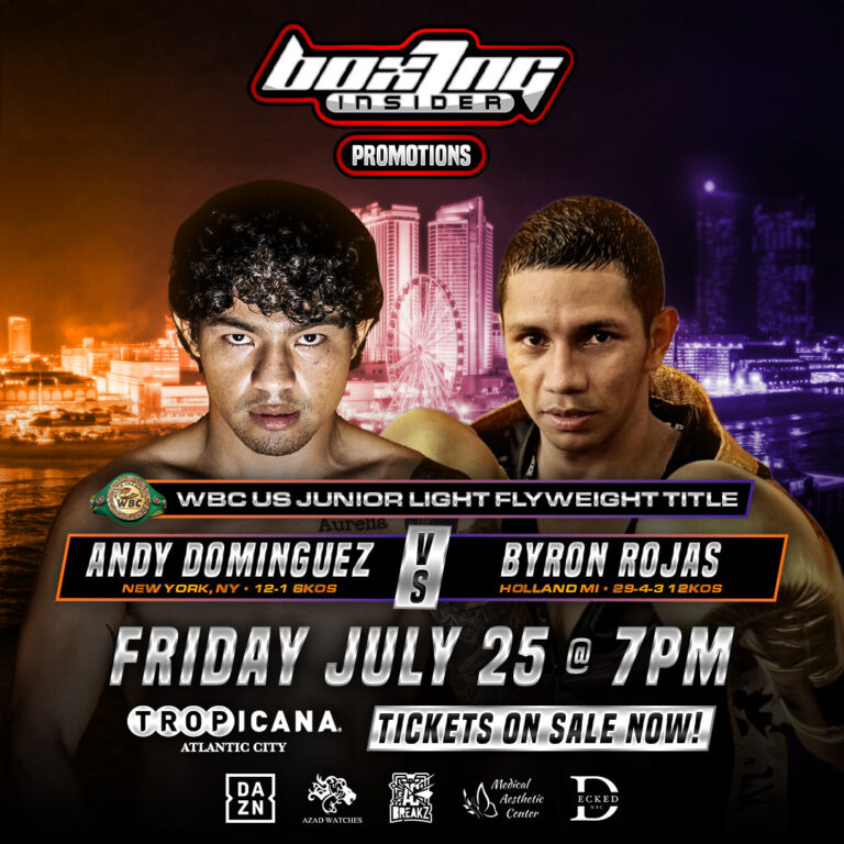 Fri Night Boxing Returns to Tropicana Atlantic City – July 25 Event ...