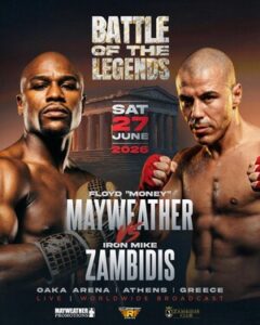 Floyd Mayweather vs. Mike Zambidis Set for Athens, June 27