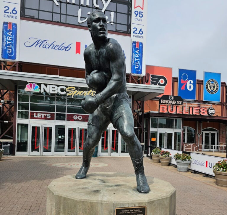 Smokin’ Joe Frazier Statue Moving to Base of Philadelphia Museum of Art ...